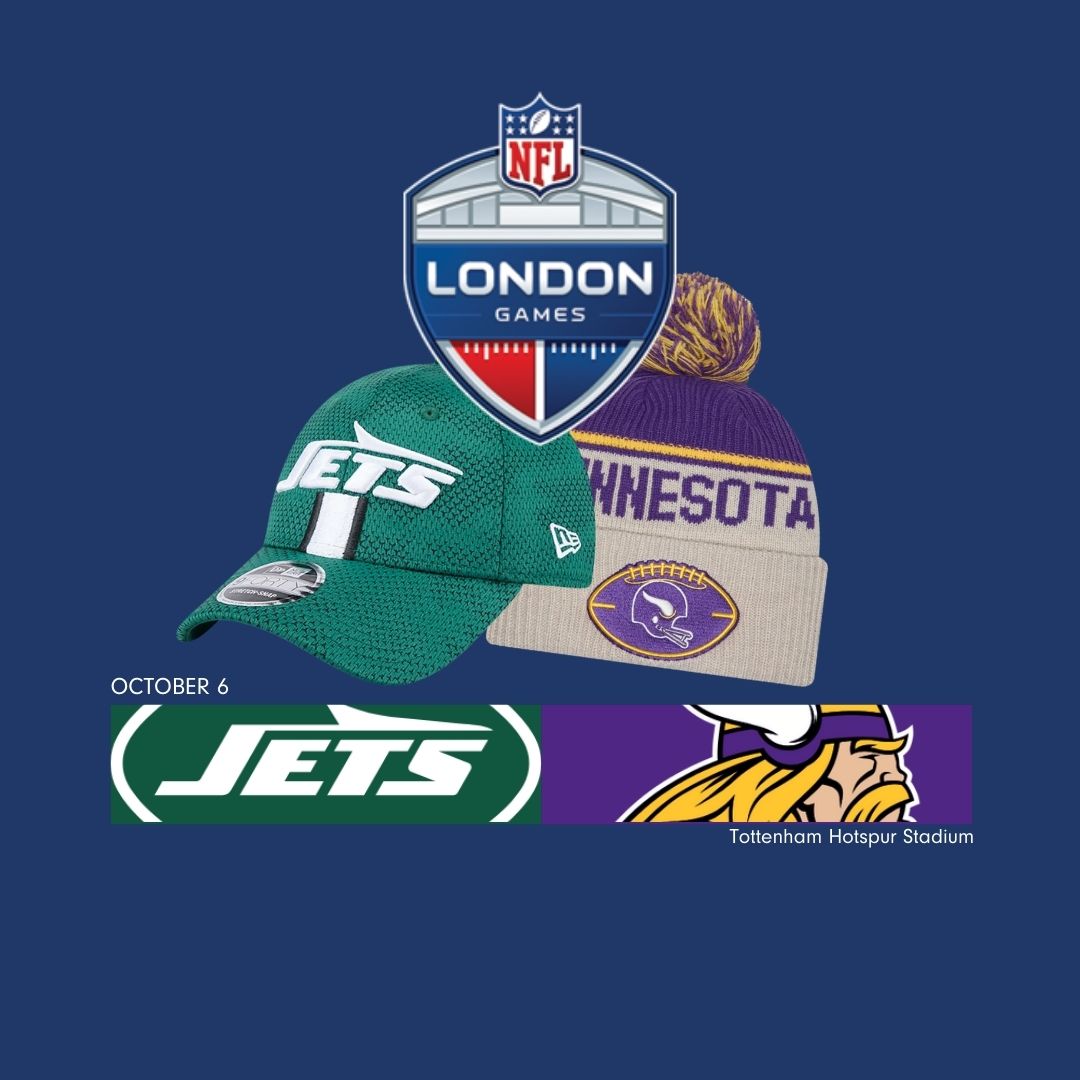 Official NFL London Merchandise Jets vs Vikings – Page – USA Sports
